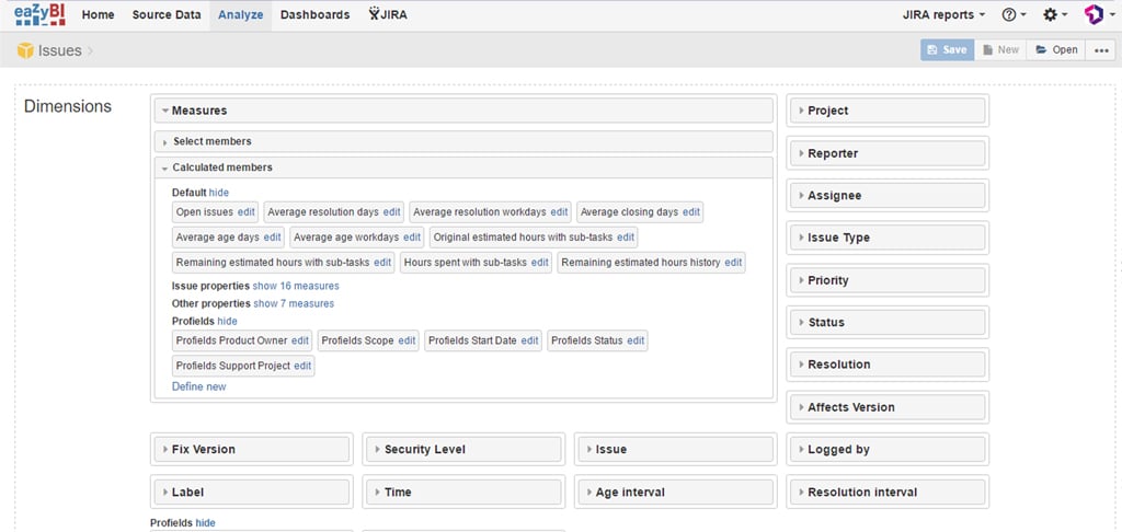 Jira project reports: Integrate eazyBI & Projectrak (formerly Profields)